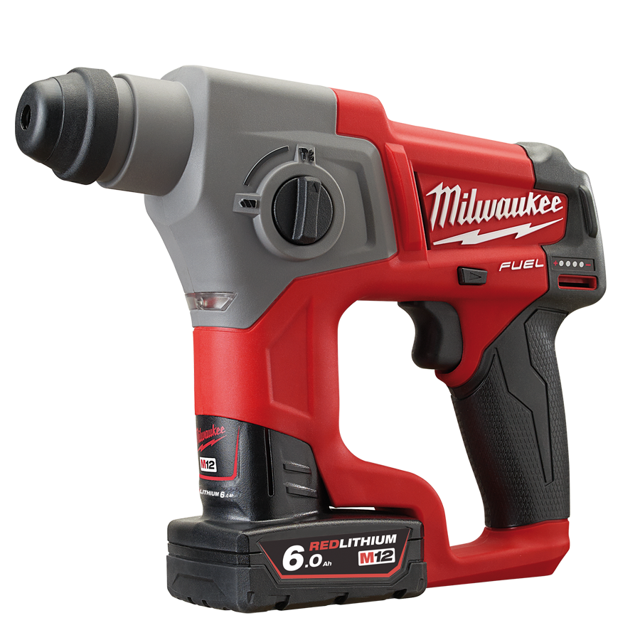 Milwaukee AKU čekić bušilica SDS-PLUS M12 CH-602X + 2x 6Ah baterije i ...